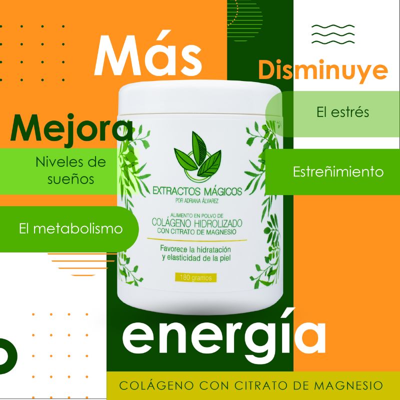 Colágeno Hidrolizado Con Citrato de Magnesio – Adara Salud & Belleza