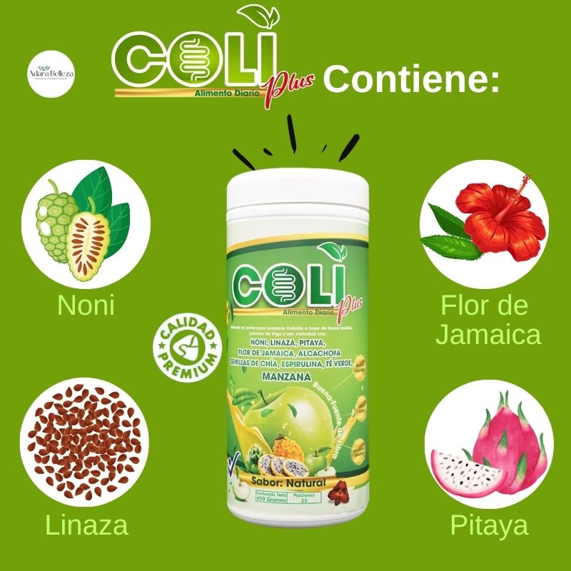 Coli Plus Colon Limpio Sistema Digestivo Optimo